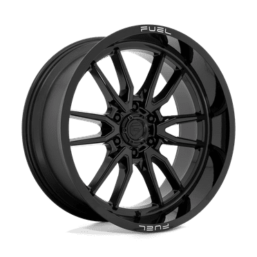 Fuel D755 Reaction 22X12 8X165.1 -44Et 124.3Cb Gloss Black Milled With ...