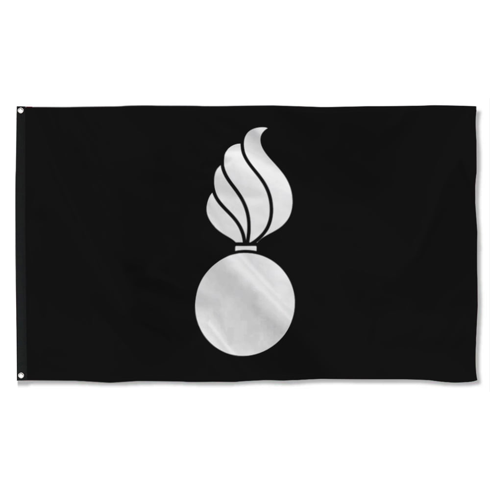 Cayyon Ordnance Corps Black And White Flag 3x5Feet Military Banner with ...