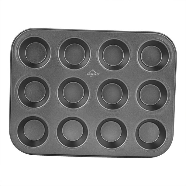 Nimomo Moule à gâteau Professionnel 12 Tasses Muffin Yorkshire Pudding ...