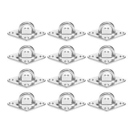 mmirethe 12piece Stainless Steel Eye Hardware Plate - For Home Or ...
