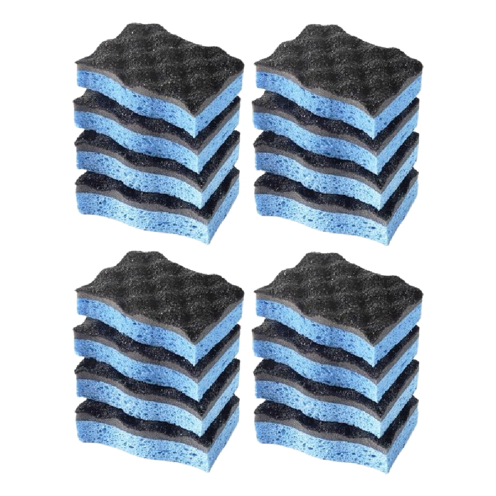 O-Cedar Scrunge Heavy Duty Scrubber Sponge, 16 Sponges - Walmart.com