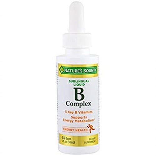 Nature's Bounty Vitamin B Complex Sublingual Liquid 2 oz - Walmart.com