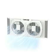 Holmes Dual Blade Window Fan with Comfort Control Thermostat (HAWF2041 ...