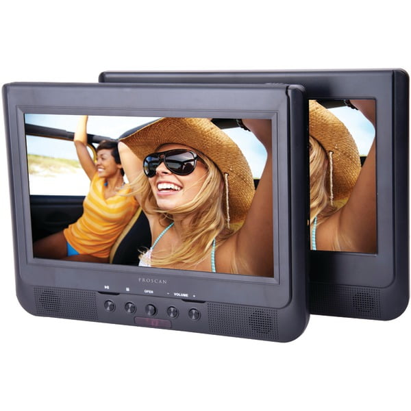Proscan Pdvd1034 10.1" Dual-screen Portable Dvd Player - Walmart.com