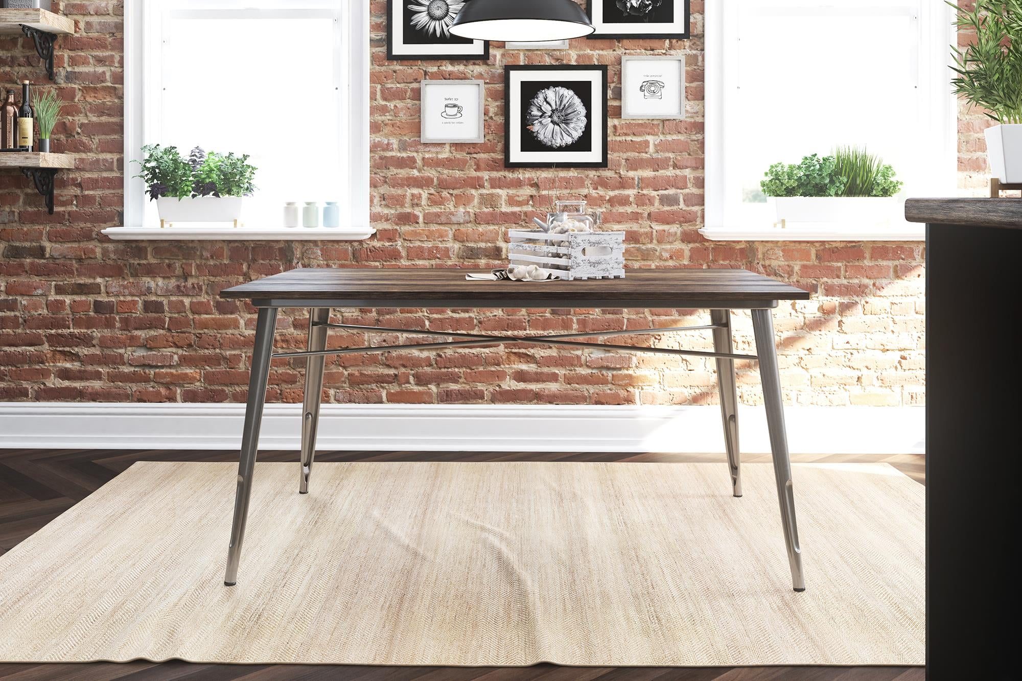 Better Homes and Gardens Aidan Rectangular Dining Table, Multiple ...