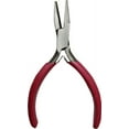 HAWK 5" Combination Plier | Convex & Concave Design | For Jewelry Crafting | Red PVC Handle ...