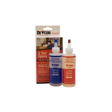 Devcon 8.5oz 5 Minute Epoxy 1500lb Waterproof Glue 4.25oz - Walmart.com