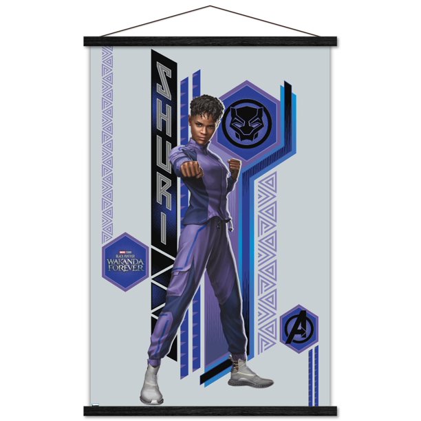Marvel Black Panther: Wakanda Forever - Shuri Wall Poster with Magnetic ...