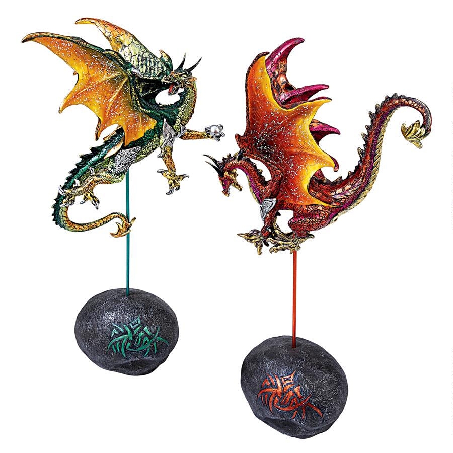 Design Toscano Dragon Minions of Darkness Statues: Set of Two - Walmart.com