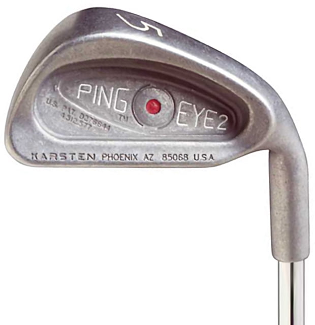 Pre-Owned Ping Eye 2 9-Mar Iron Set Stiff Steel Black Dot - Walmart.com