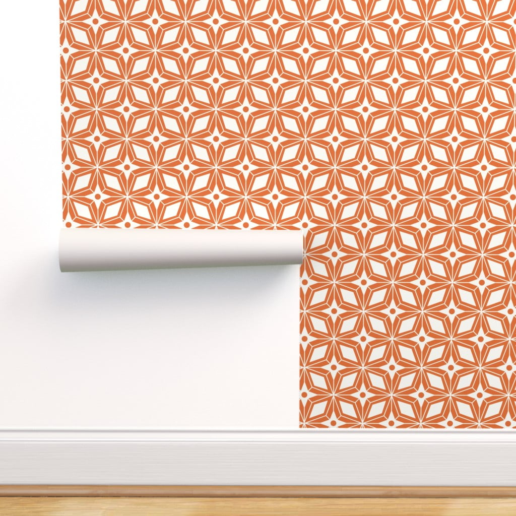 Vintage Diamond Pattern Wallpaper