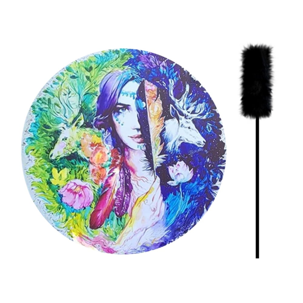 Shaman Drum, Handmade Shamanic Drum Sound Healing Tool, Spiritual ...