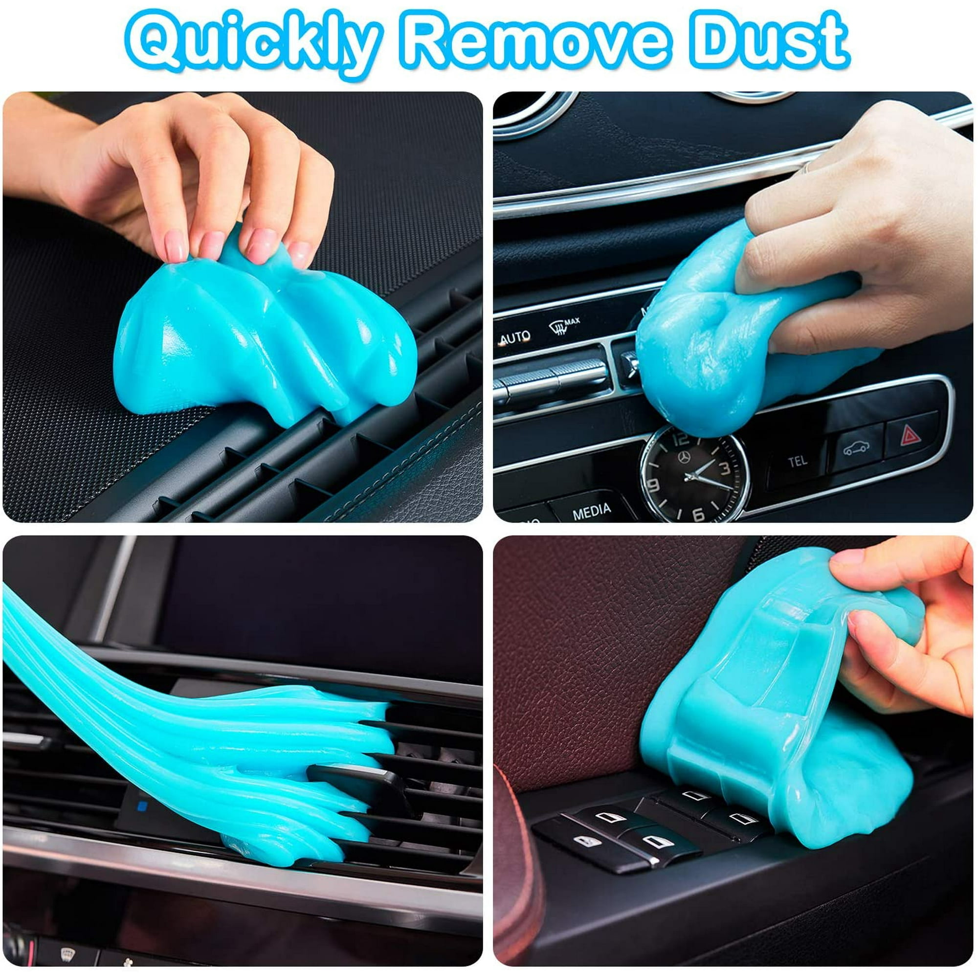 Car Cleaning Gel Car Dust Car Crevice Cleaner Car Vent Internal Details To Remove Putty Cleaning Car Vent Keyboard Cleaning Gel Cleaning Gel Universal Dust Cleaner for Car Cleanileaner Remover Suitabl...