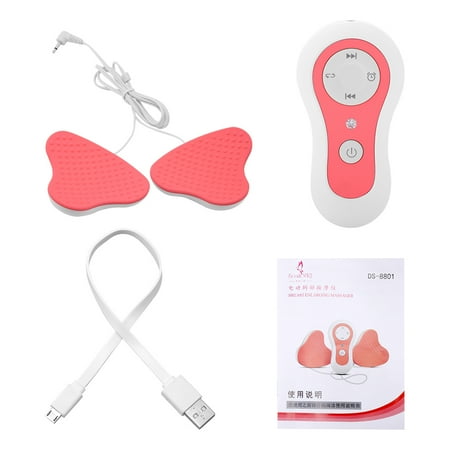 Qiilu Breast Massager,3D Breast beauty Massger Electric Nipple Chest ...