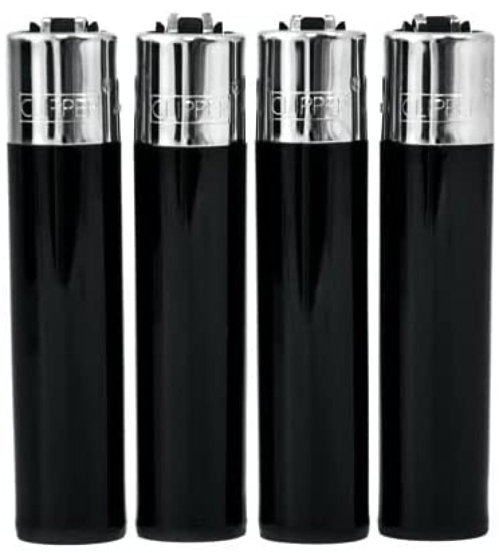 Clipper The Reusable Solid Black Color Lighter - 4 Nepal | Ubuy
