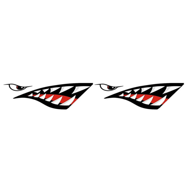 Shark Teeth Decal