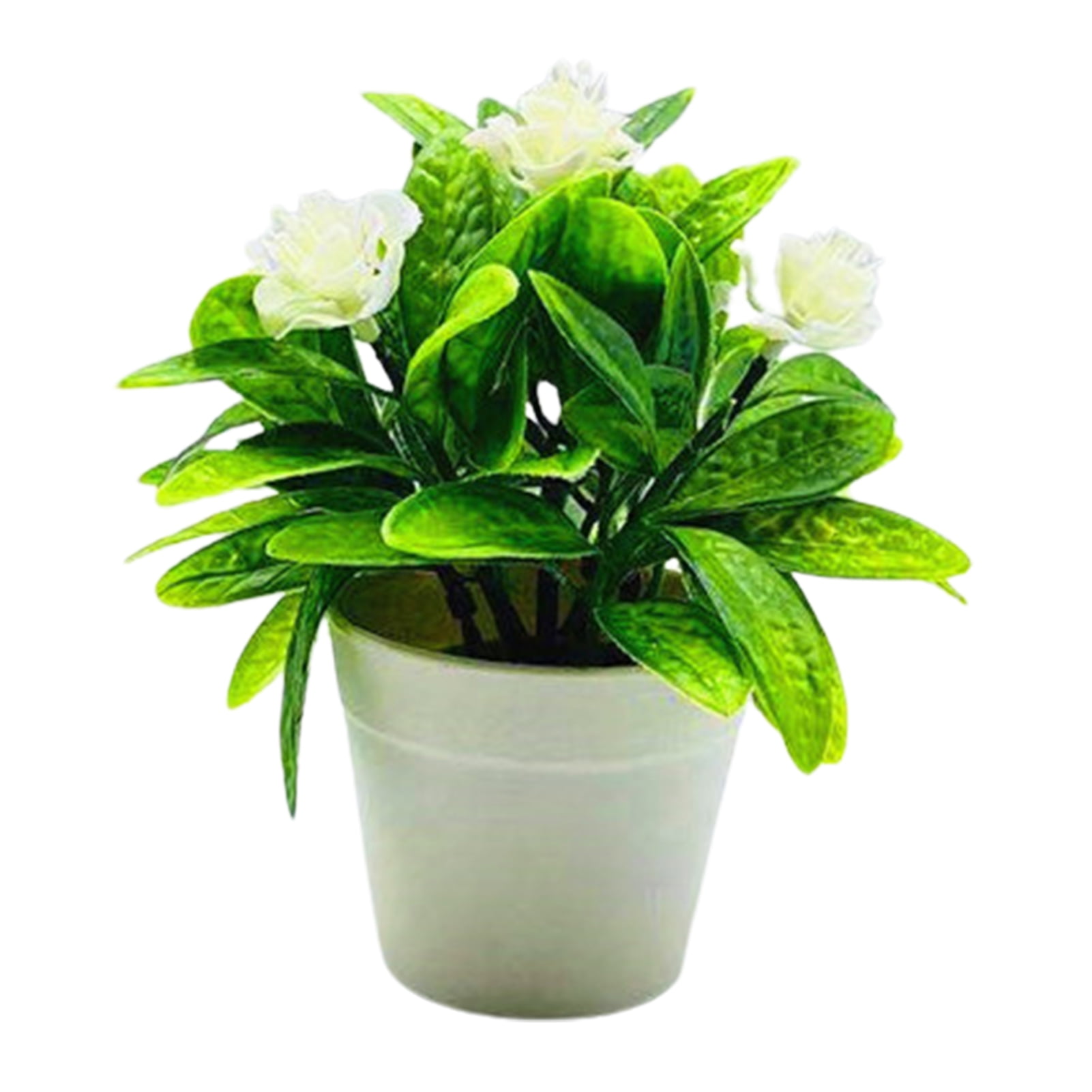 Yesbay 1 Set Artificial Plant Pot Curling Rose Flower Table ...