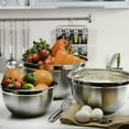 YBM Home Deep Stainless Steel Mixing Bowl Set of 3, Nested Bowls of 3 Qt, 5 Qt, 6.5 Qt - Walmart.com