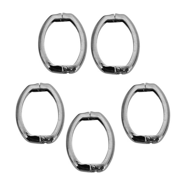 5Pcs Copper Oval Necklace Shortener Lobster Sp Connector Clasp Black ...