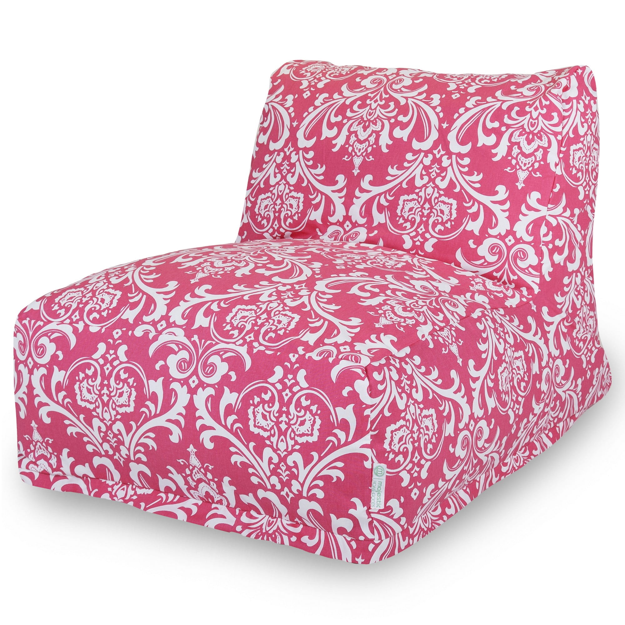 Majestic Home Goods Indoor Hot Pink French Quarter Chair Lounger Bean ...