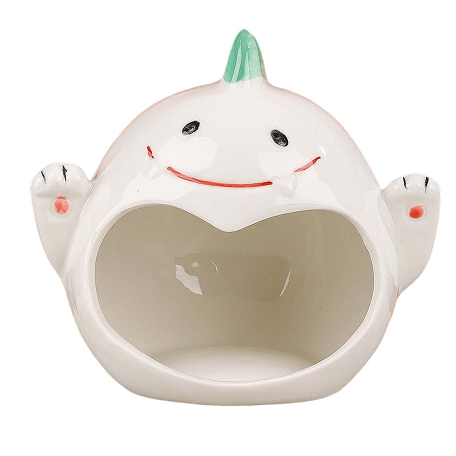 Pet Hamster Ceramic Hideout House for Small Animal Adorable Appearance ...