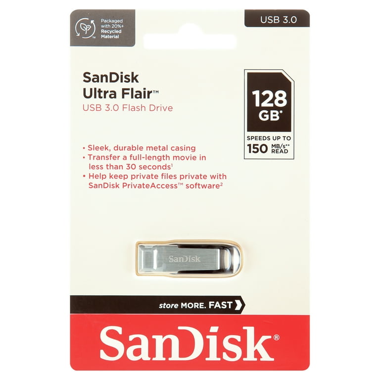 SanDisk 128GB Ultra Flair High-Speed USB 3.0 Flash Drive SanDisk 128GB Ultra Flair High-Speed USB 3.0 Flash Drive