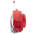 Travelers Club 18" Rolling Backpack, Red - Walmart.com