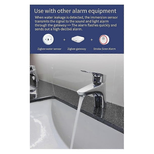 Graffiti Zigbee Flood Sensor Smart Water Sensor Leakage Alarm Flood ...