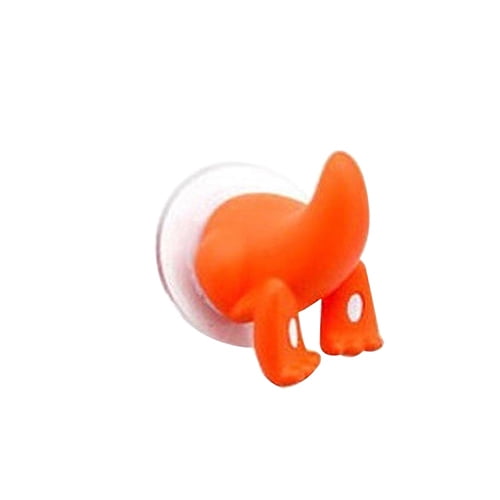 Farfi Cute Cartoon Animal Tail Sucker Suction Hook Baby Bathroom Towel ...