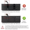 new replacement Battery G3HTA052H DYNT02 For Microsoft Surface Laptop 3 ...