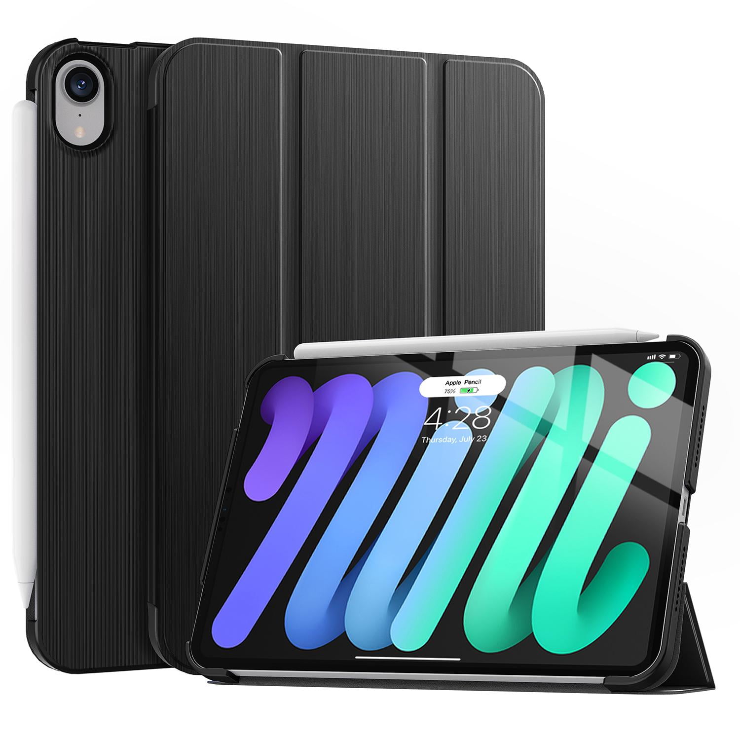 Soke Case for iPad Mini 6 2021(6th Generation) - Slim Trifold Stand ...