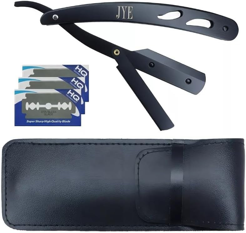 Porta Navaja Negra Profesional Premium, corte profesional, incluye ...
