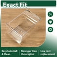 Frigidaire 240337103 Crisper Drawer Bin - Fridge Parts Replacement for ...