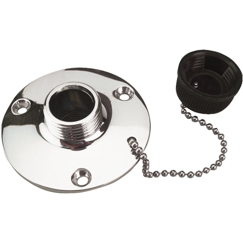 Sea-Dog Line 512120 Washdown Water Outlet, #8 Fastener, Brass Chrome ...