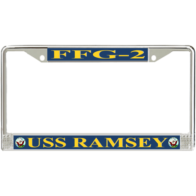 USS Ramsey FFG-2 License Plate Frame - Walmart.com
