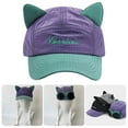 Cats Ear Baseball Caps With Sun Glasses Quick Drying Sun Hat Unisex ...