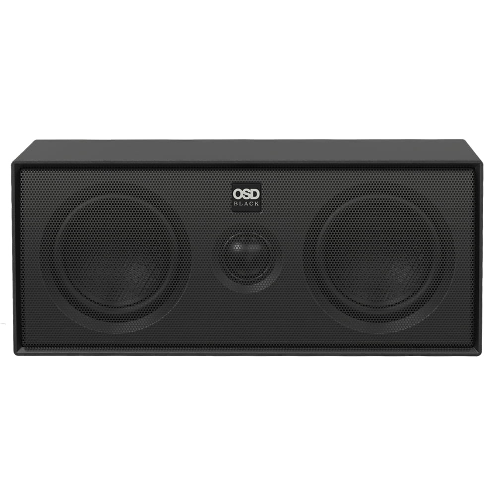 OSD Nero MODQ3 LCR Bookshelf Speaker with Dual 3" Glass Fiber Woofers ...