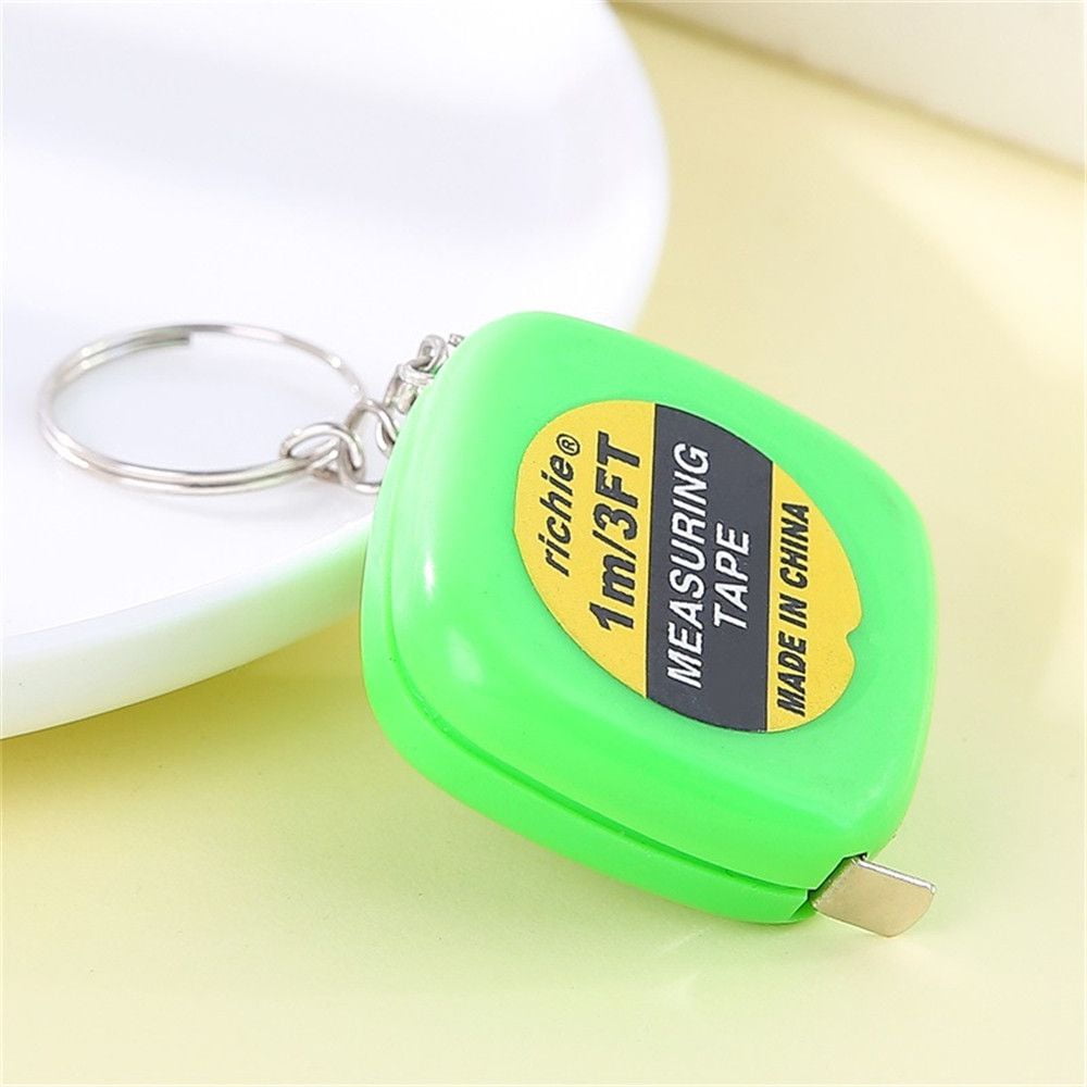 Square Children Height Ruler With Keychain Portable Drawing Mini Tape ...