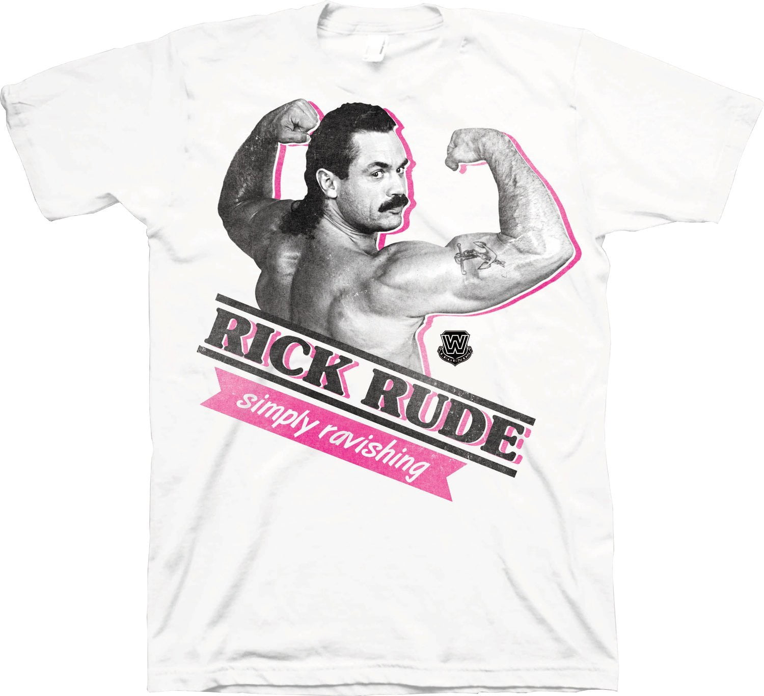 Simply Ravishing Rick Rude WWE Mens White T-shirt M - Walmart.com