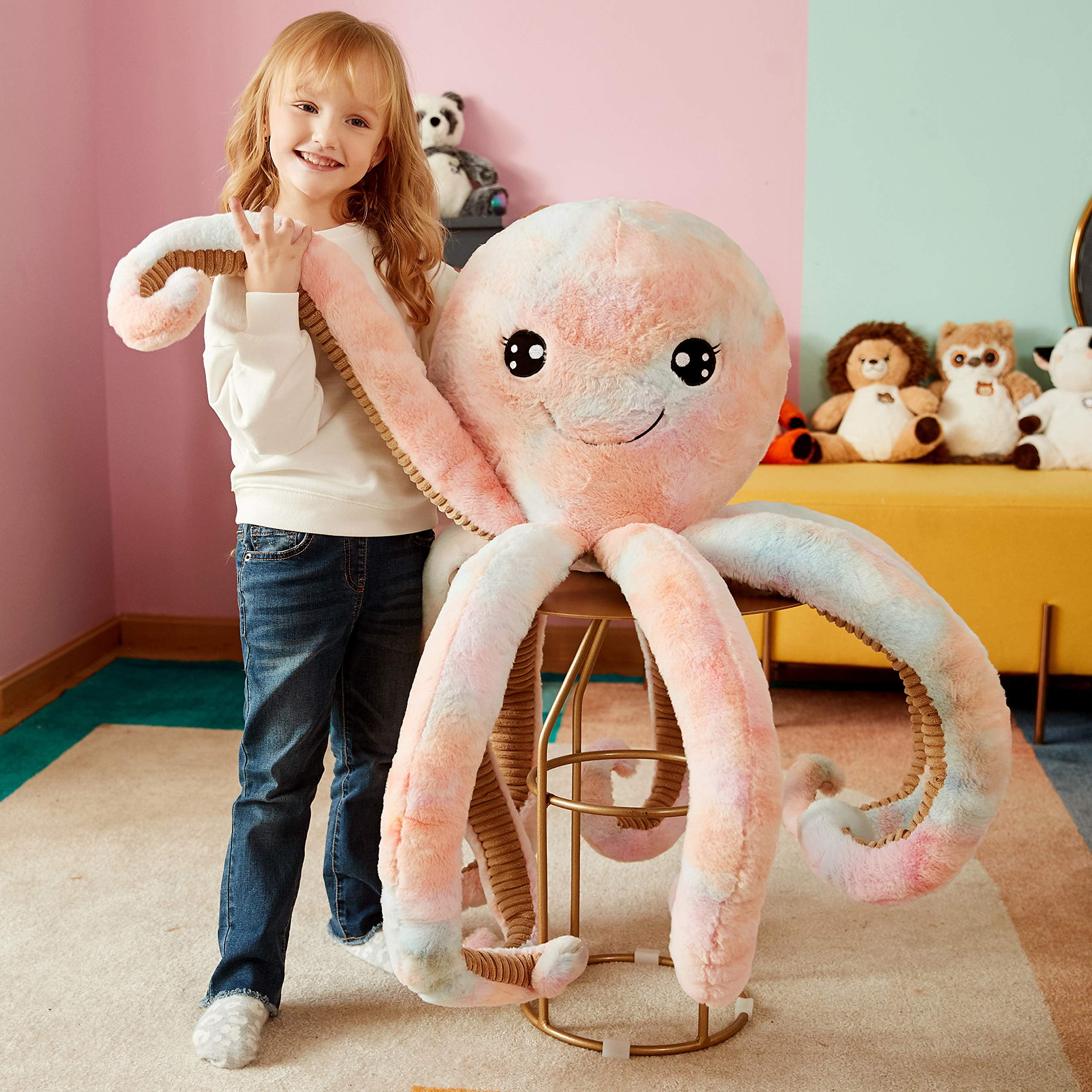 Buy Giant Octopus Stuffed Animal Jumbo Octopus Plush Toy - Soft Toy ...