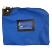 BISupply | Key Security Locking Money Bag, Navy Blue Bank Cash Bag with ...