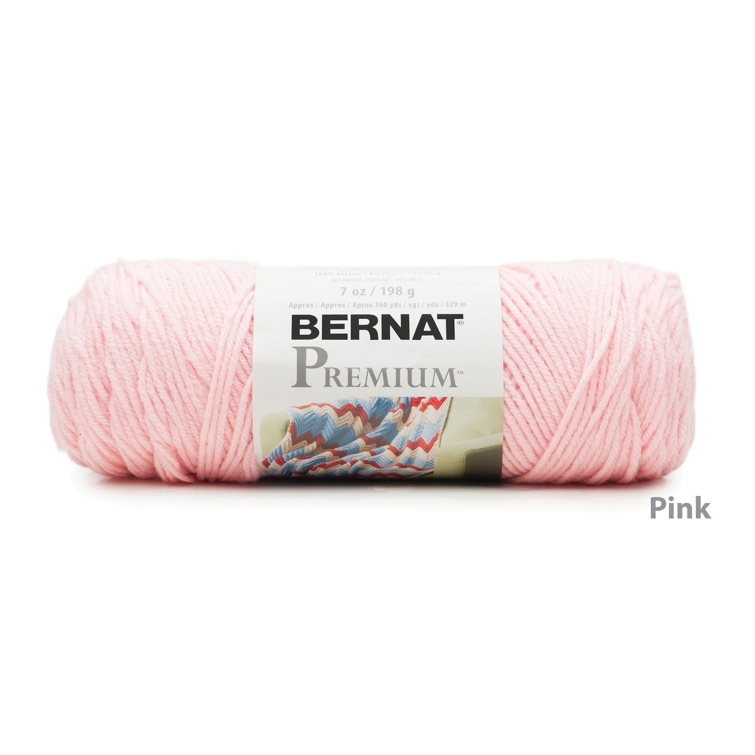 Bernat® Premium™ Yarn, Acrylic #4 Medium, 7oz/198g, 360 Yards, Acrylic ...