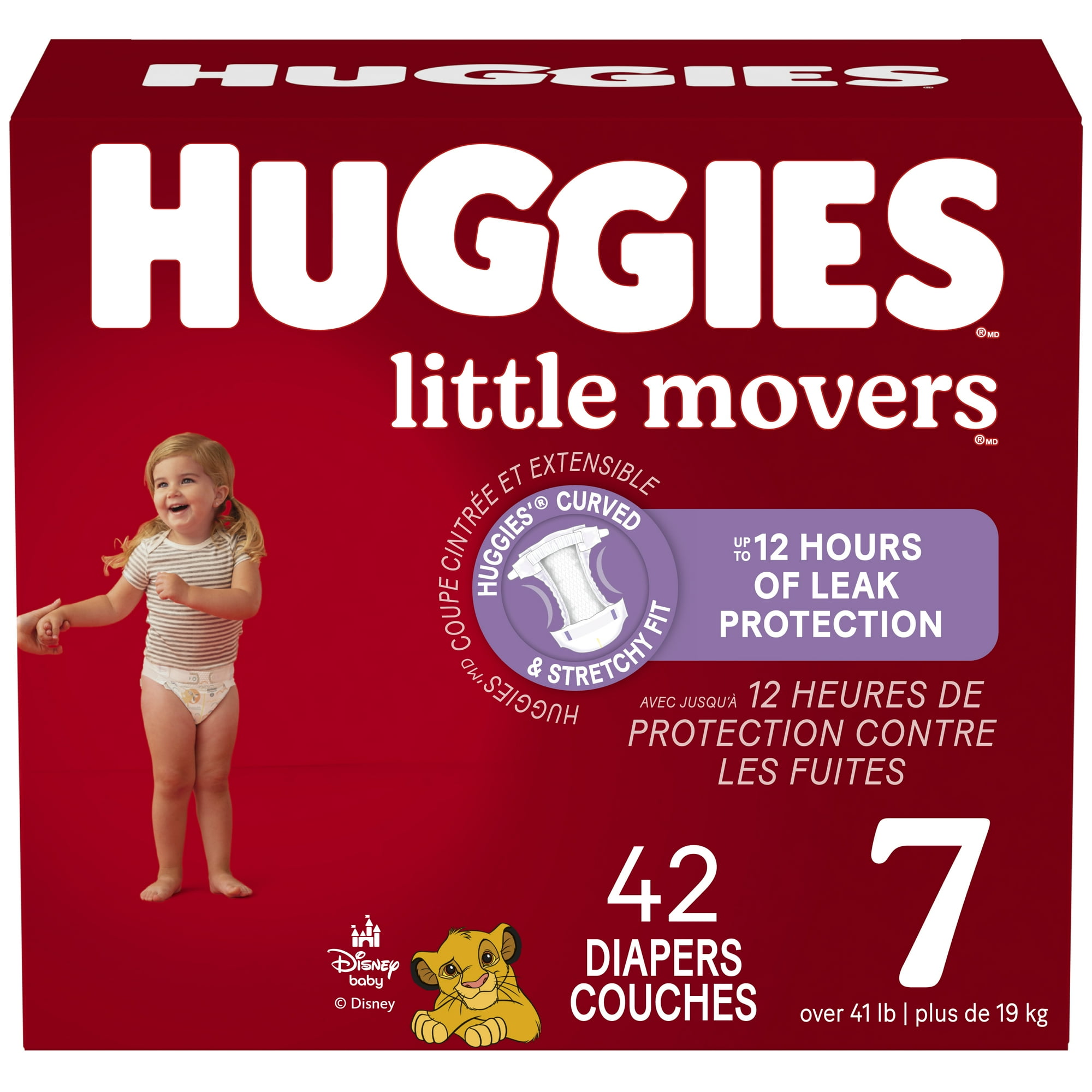 Click here for Huggies Little Movers Baby Diapers - Size 7 (41+ L... prices