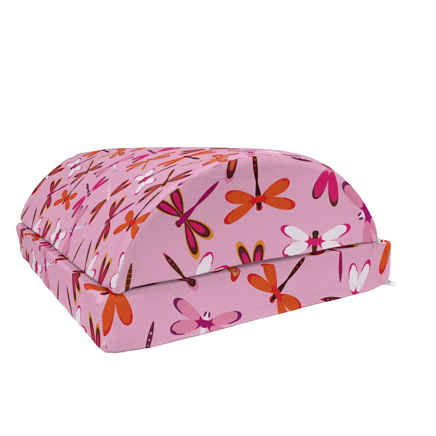 Insect Foot Rest, Natural Theme Colorful Dragonflies Pattern Flying ...