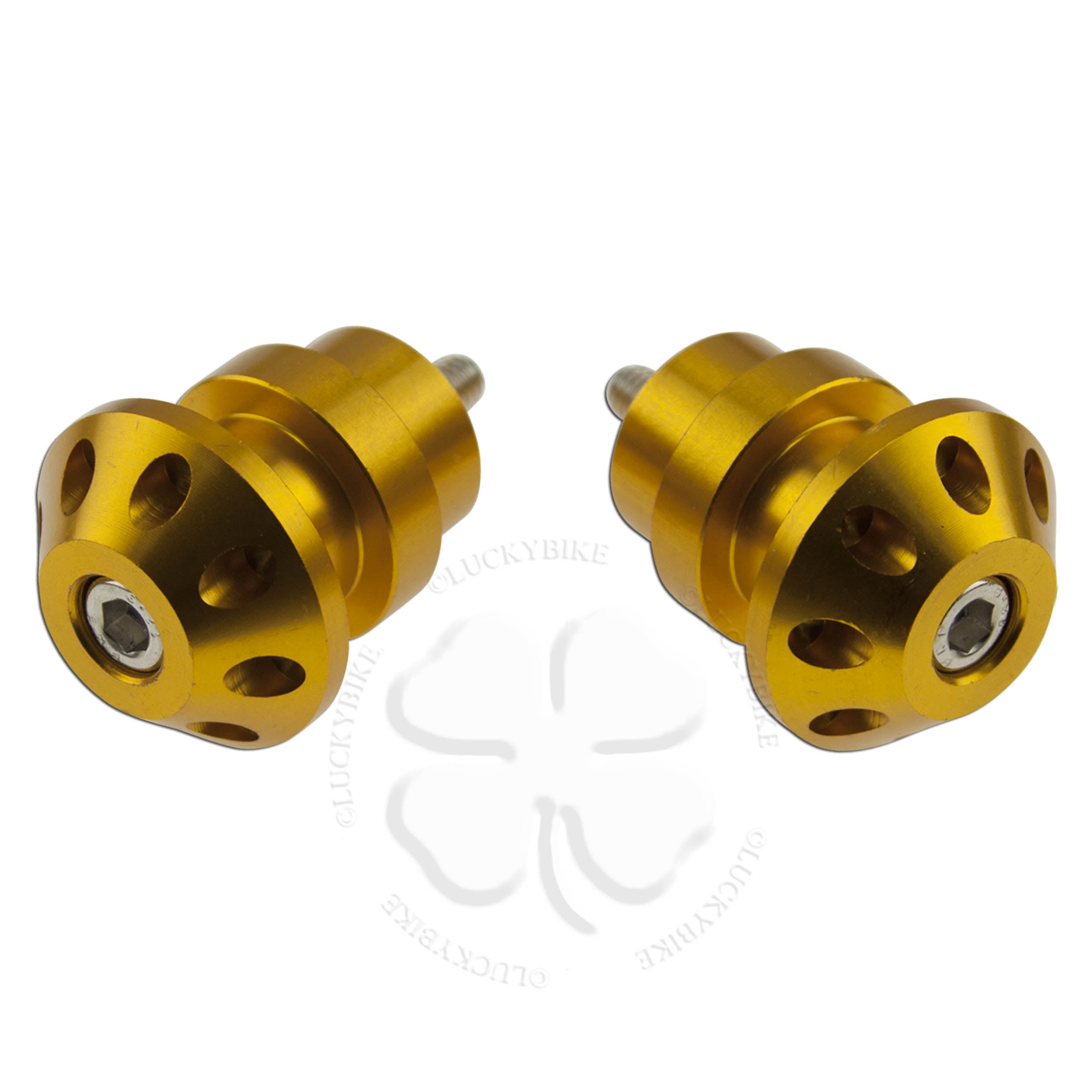 Shooter Swingarm Stand Spools Gold For Yamaha YZF R6 R1 Mount 6mm ...