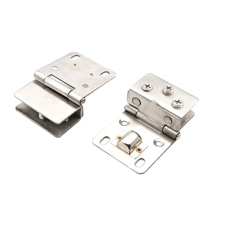 Redempat Stainless glass hinge Single/Double Clip Glass Door Hinge ...