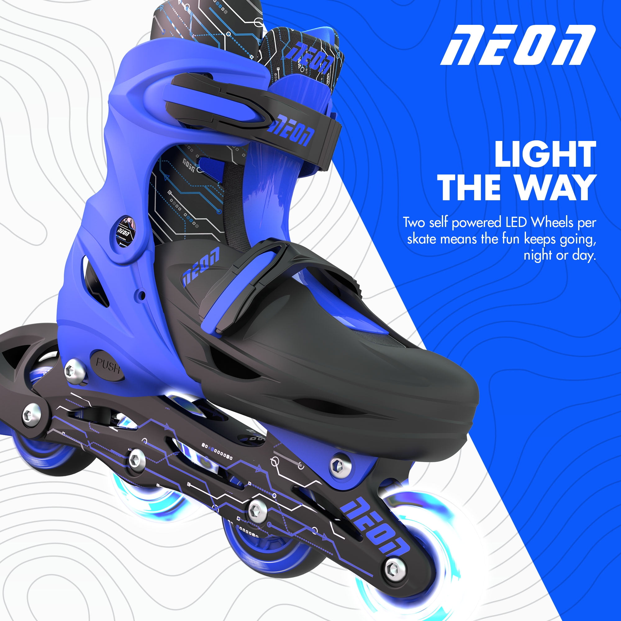 Blue Aggressive Inline Skates