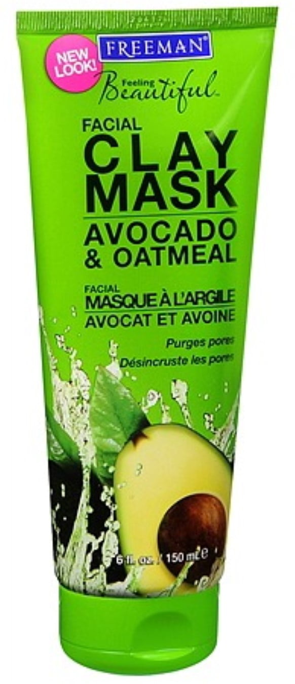 Freeman Feeling Beautiful Facial Clay Masque Avocado & Oatmeal 6 oz ...