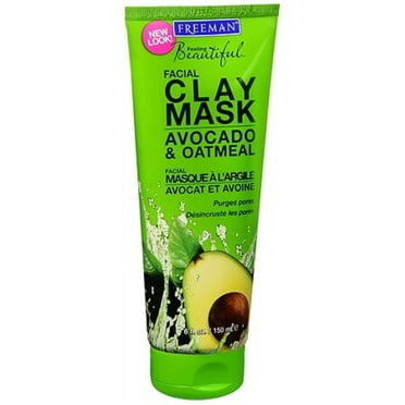 Freeman Feeling Beautiful Facial Clay Masque Avocado & Oatmeal, 6 oz ...