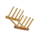 Bowls Wood Storage Rack Three Lattice Storage Rack Dish Storage Rack ...